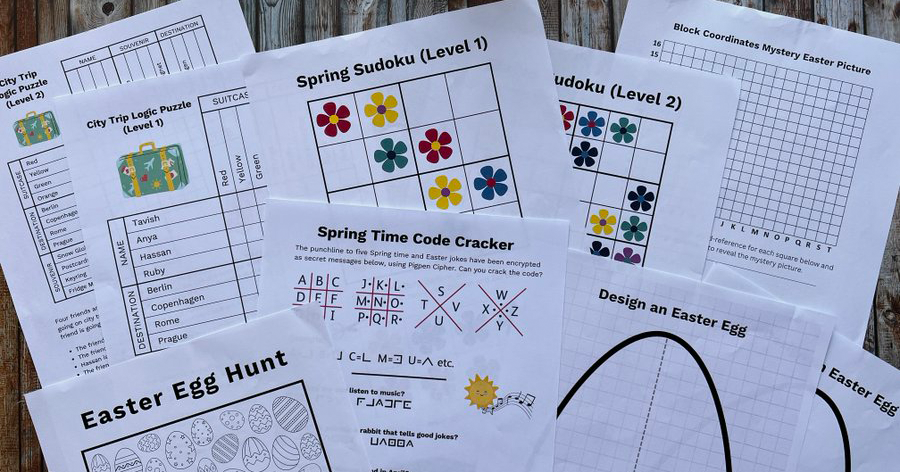 Spring & Easter Puzzles - Maths Week Scotland