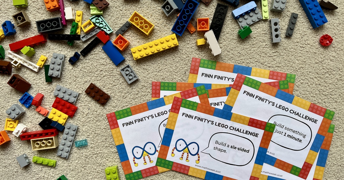 Finn Finity's Lego Challenge - Maths Week Scotland
