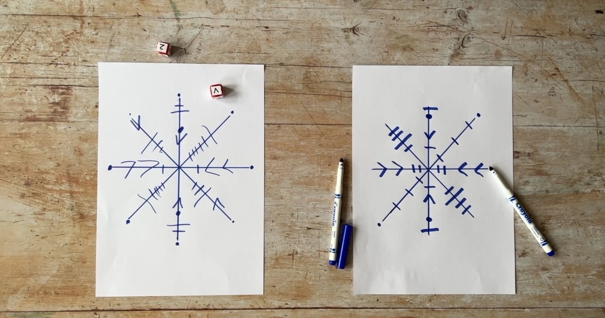 Roll-a-Snowflake Game - Maths Week Scotland